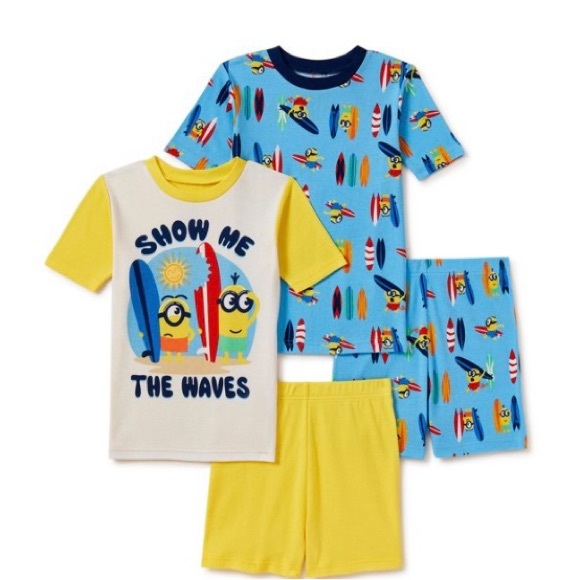 Universal | Pajamas | Despicable Me Boys Pajama Set 4piece | Poshmark